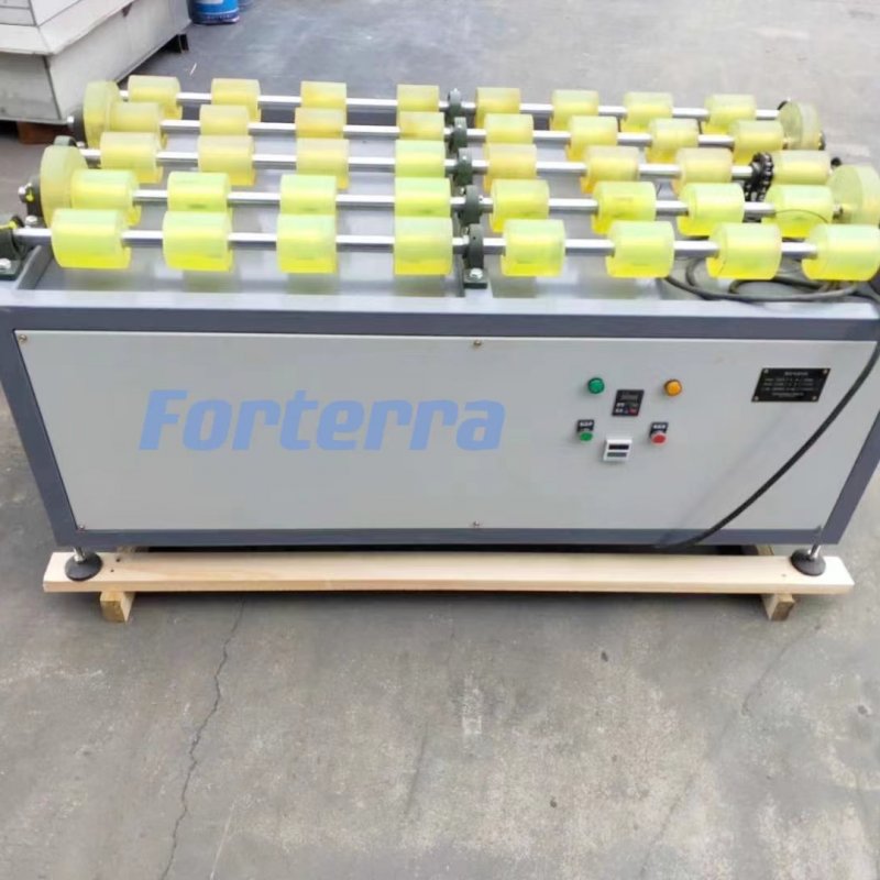Gas mixing roller machine