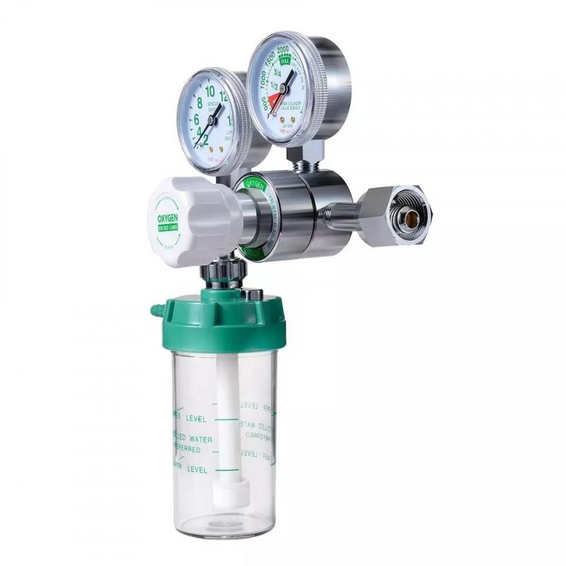 Double Gauge Medical Oxygen Regulator