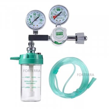 Double Gauge Medical Oxygen Regulator